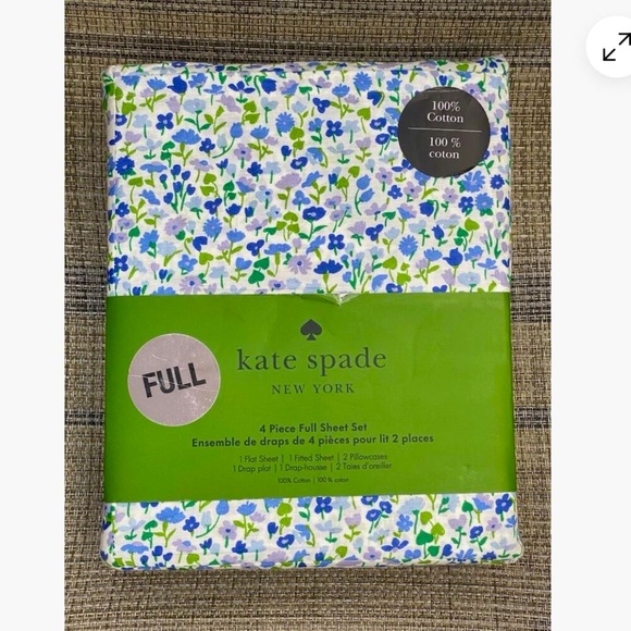 kate spade | Bedding | Kate Spade Lovely Buds Blue Green Flowers 0 ...